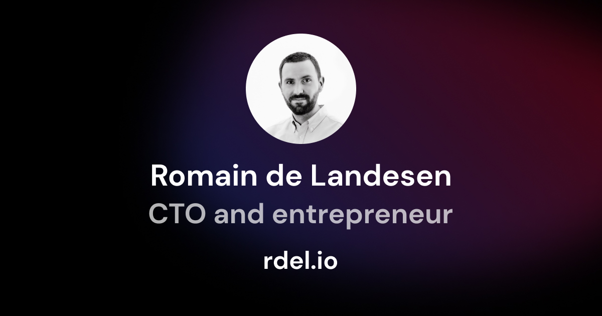 Romain de Landesen - rdel.io
